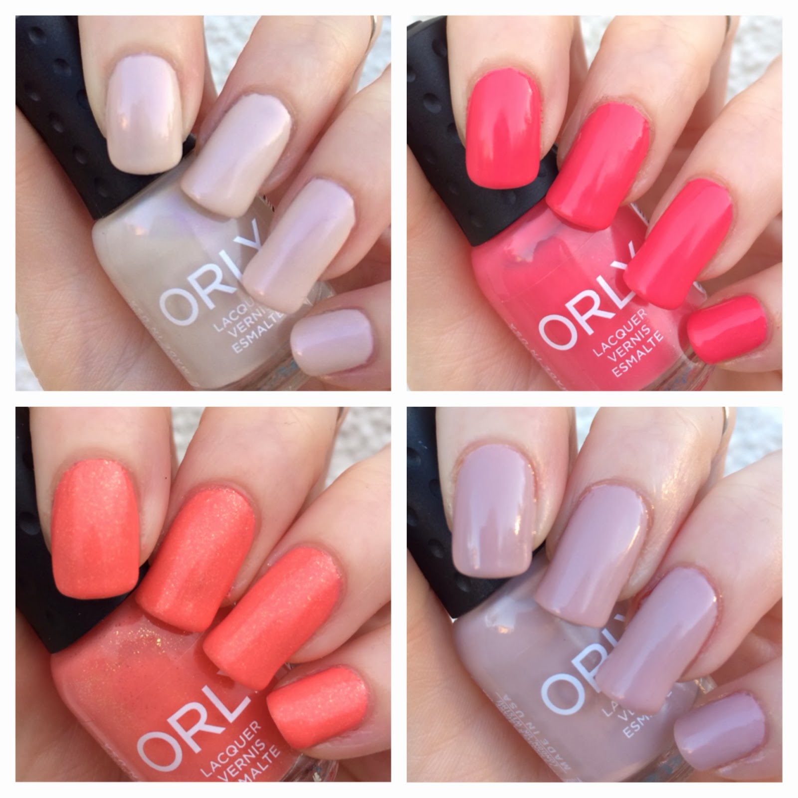 cat eyes & skinny jeans: Orly Blush 4pc Mini Kit Review