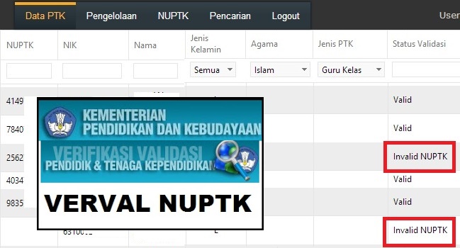 Info penting !! Cara Verval GTK Untuk Usul NUPTK Terbaru Dari PDSPK ...