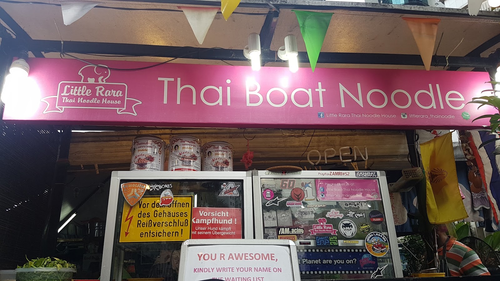 WANDERLUST DJ: Little Rara Thai Noodle House, Jalan Kia Peng, Kuala Lumpur