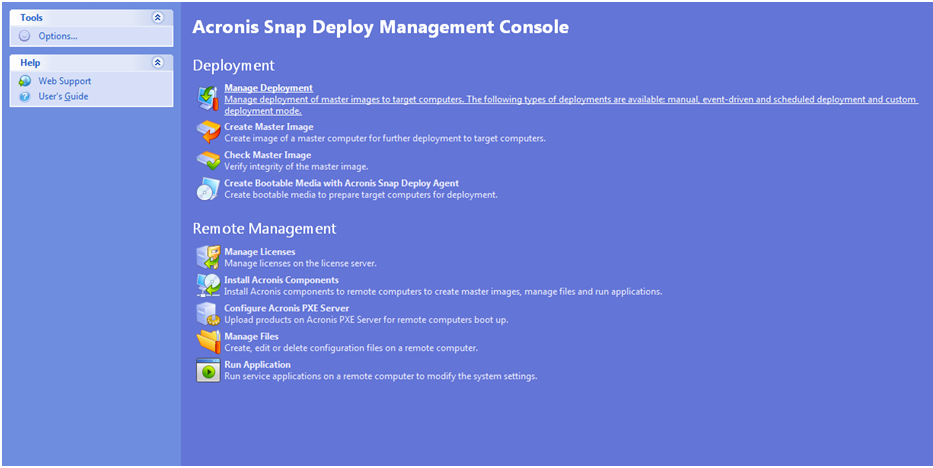 IT Technical Support: How to Setup Acronis Snap Deploy