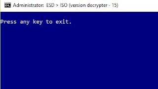 Get the Install.esd file or future purposes in Windows 10