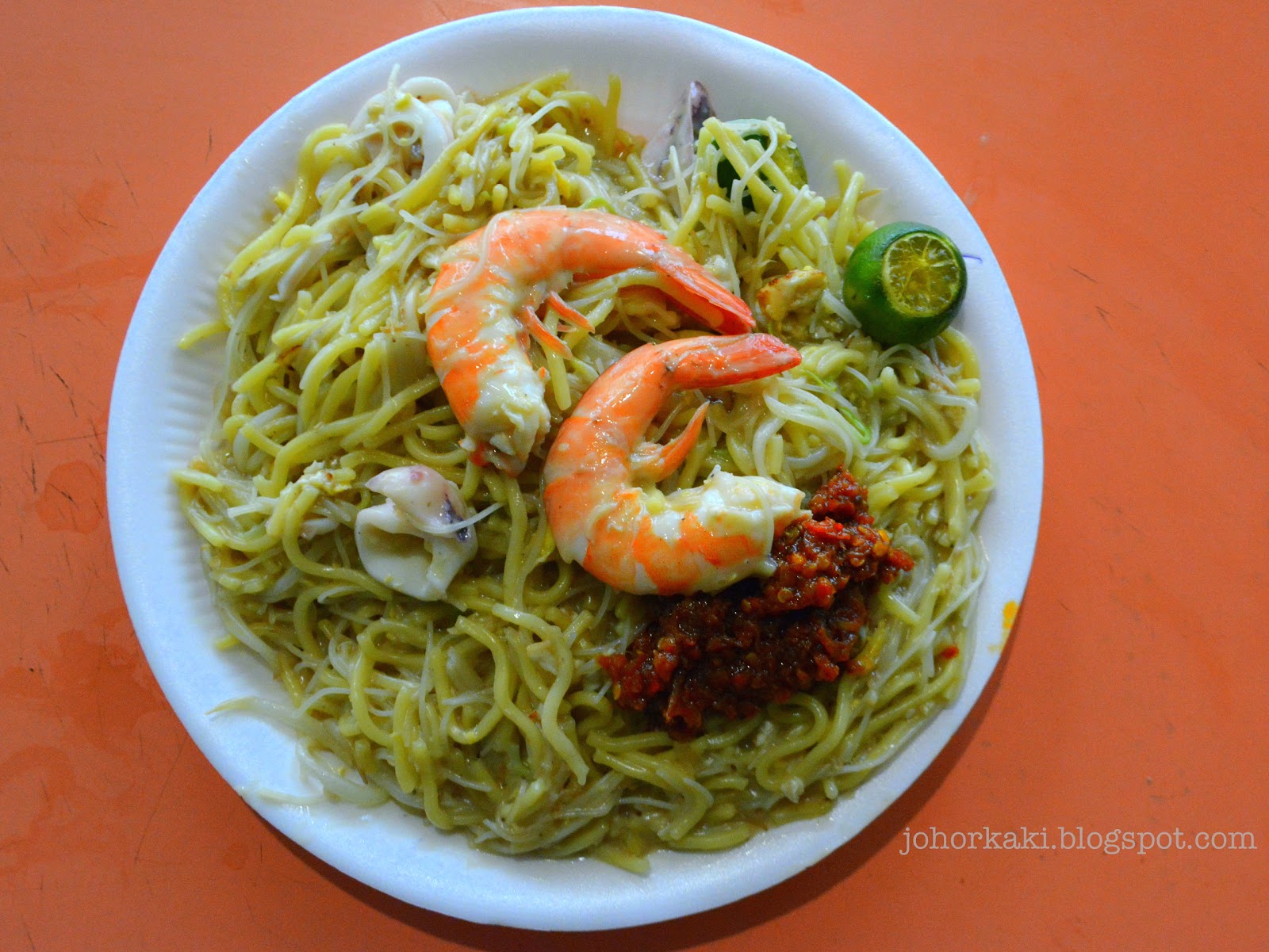 Tiong Bahru Yi Sheng Fried Hokkien Prawn Mee ABC Market Singapore ...