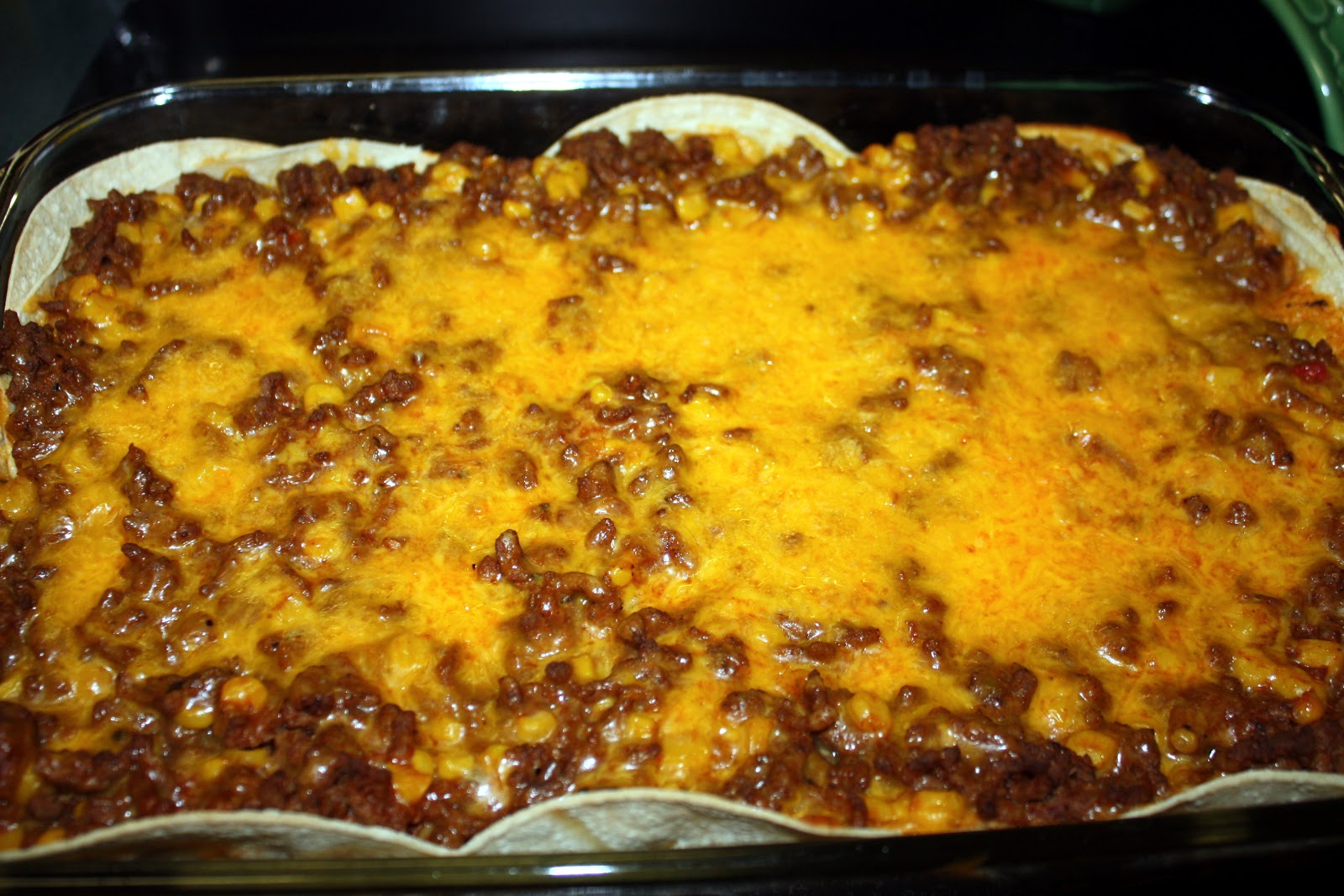 Gracefully Gluten Free: Deep South Dishes Beef Enchilada Casserole