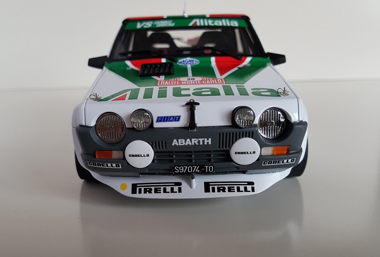 La Fiat Ritmo 75 Gr.2 Rally Montecarlo 1979 in scala 1:18 di Renato ...