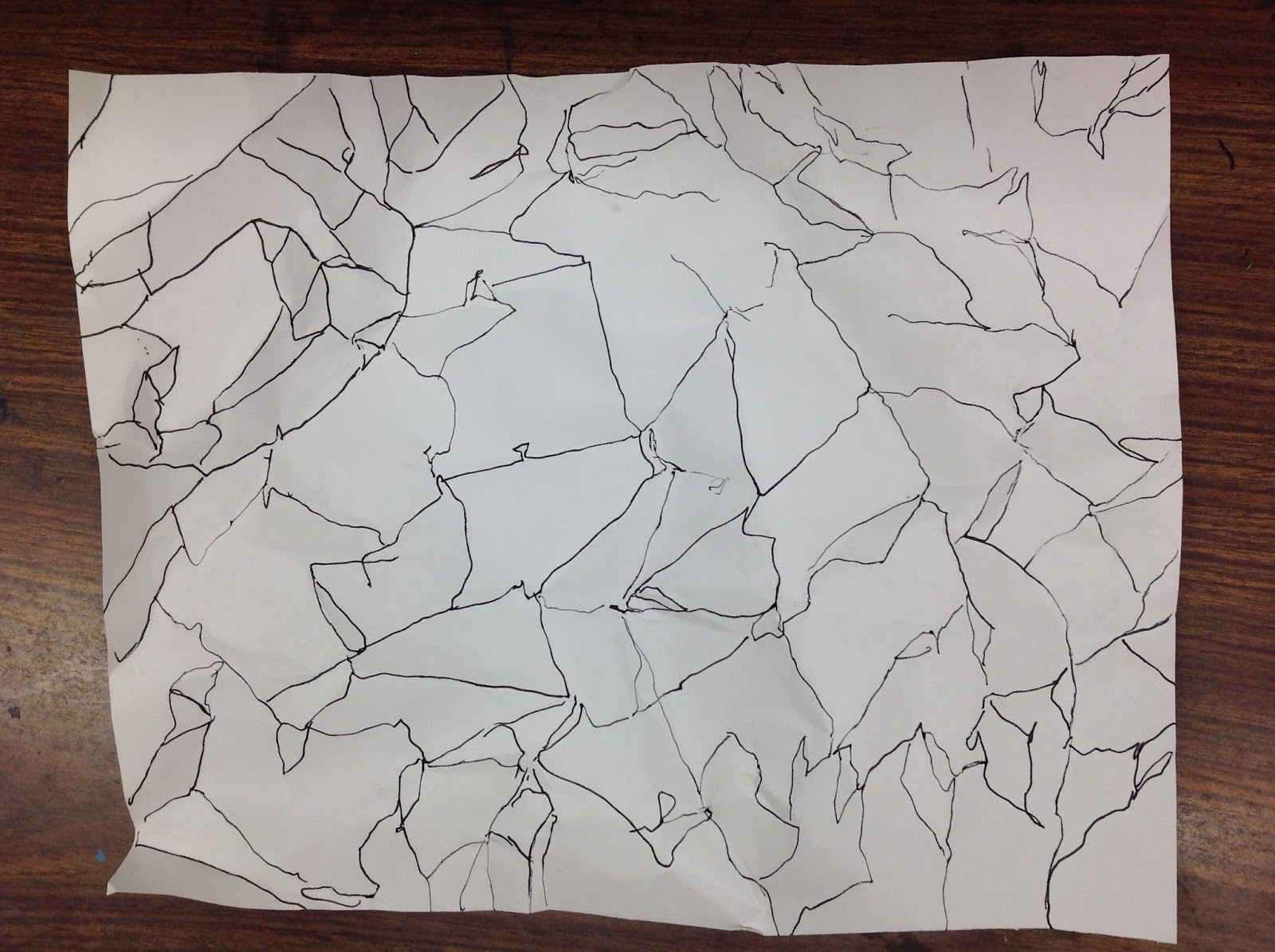 Fracture Lines Art Lesson