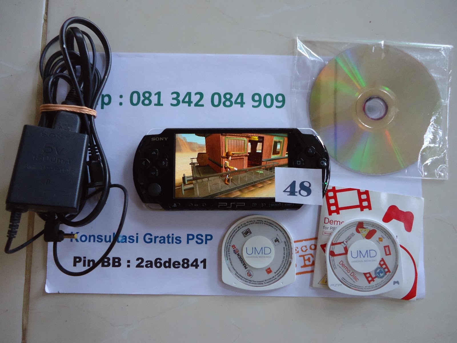 #48 PSP 3001 Black Toy Story 3 + UMD Original PSP + 8 Gb - Obral PSP Second