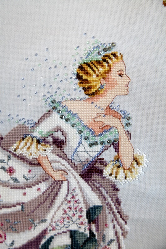 Passionate Mirabilia Stitcher: Cinderella - Final look before framing