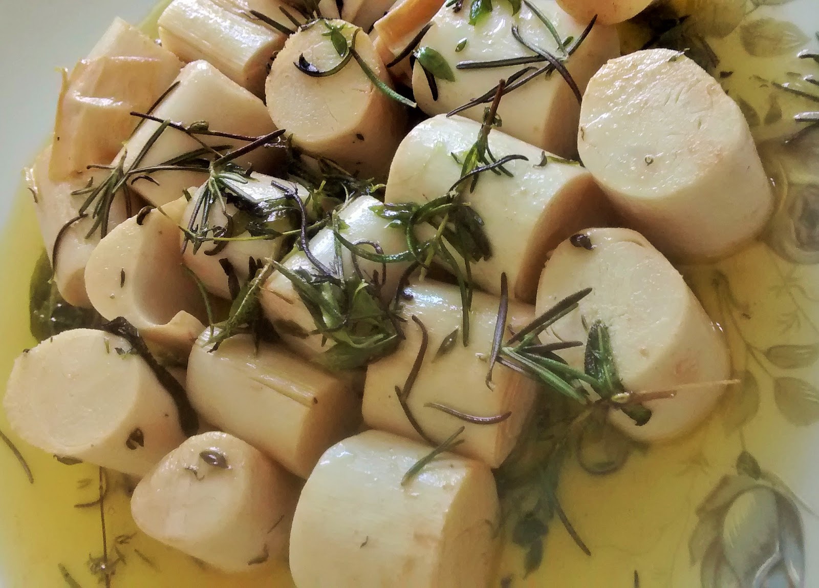 TOMILHO RECEITAS: PALMITO COM ERVAS