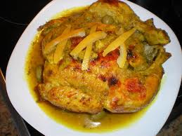 MOROCCAN COOKING: M'hammar chicken