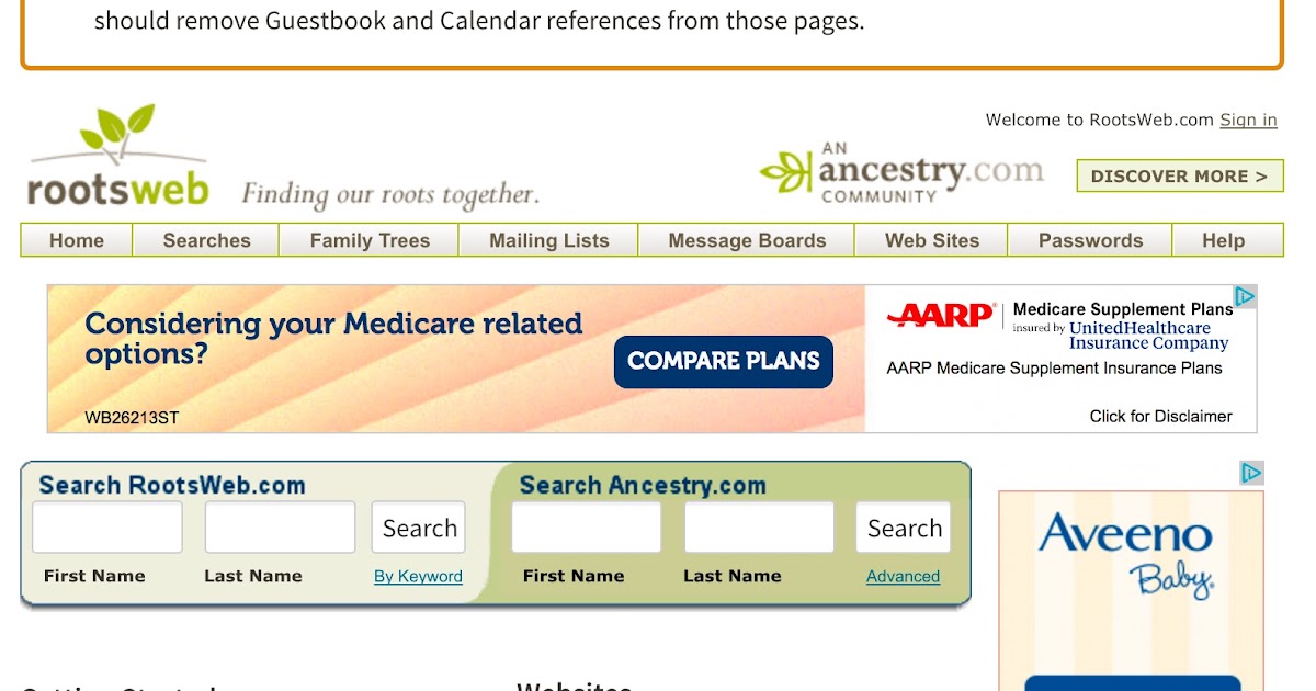 Genealogy's Star: Ancestry Reduces Features on RootsWeb