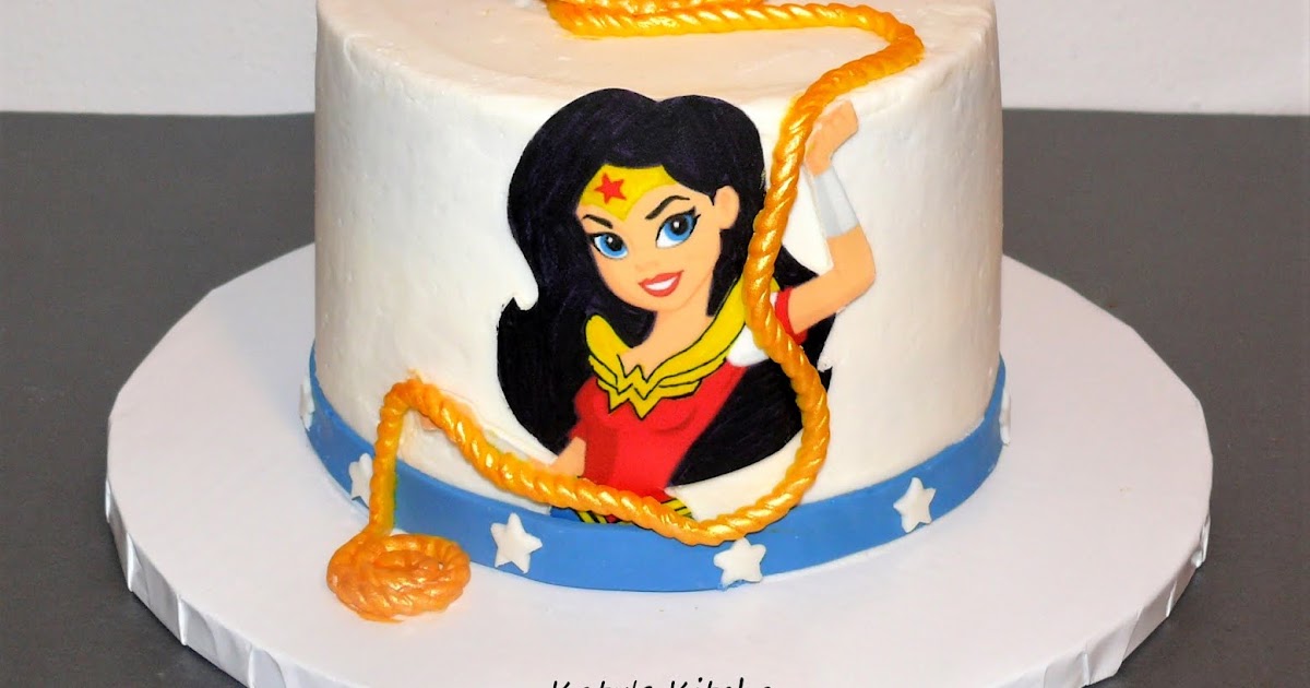 Katy's Kitchen: Wonder Woman Cake
