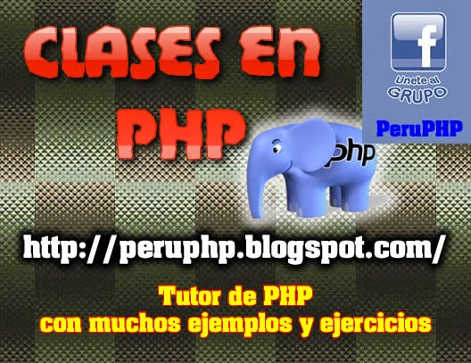 TUTOR PHP: Clases en PHP