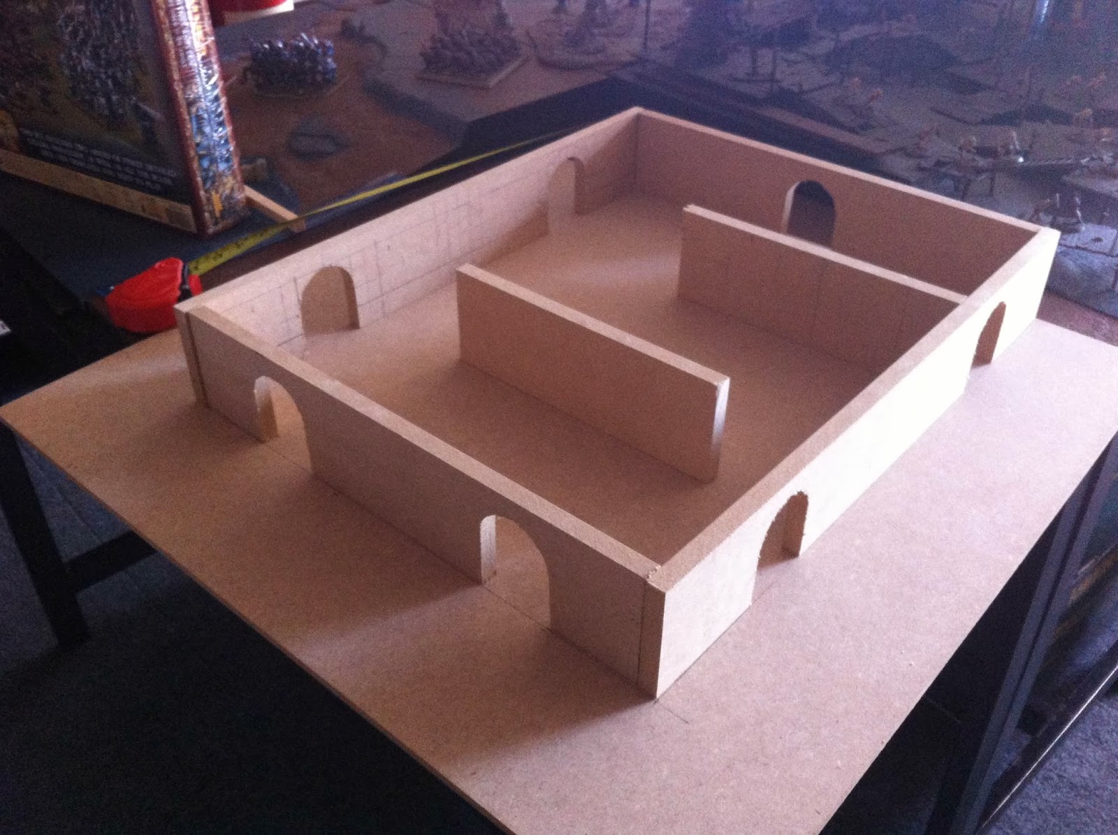 Mordheim modular gaming board