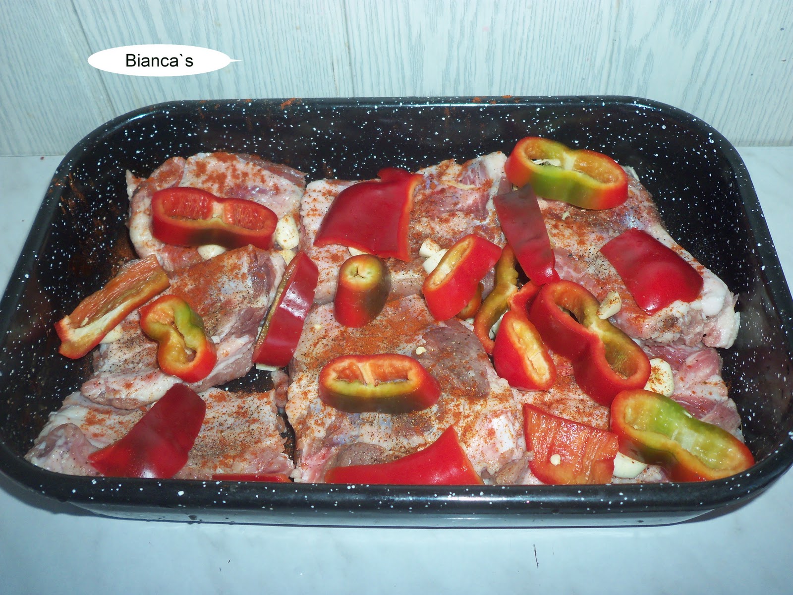 Friptura de porc si de pui la cuptor ~ Bucataria din casa mea.