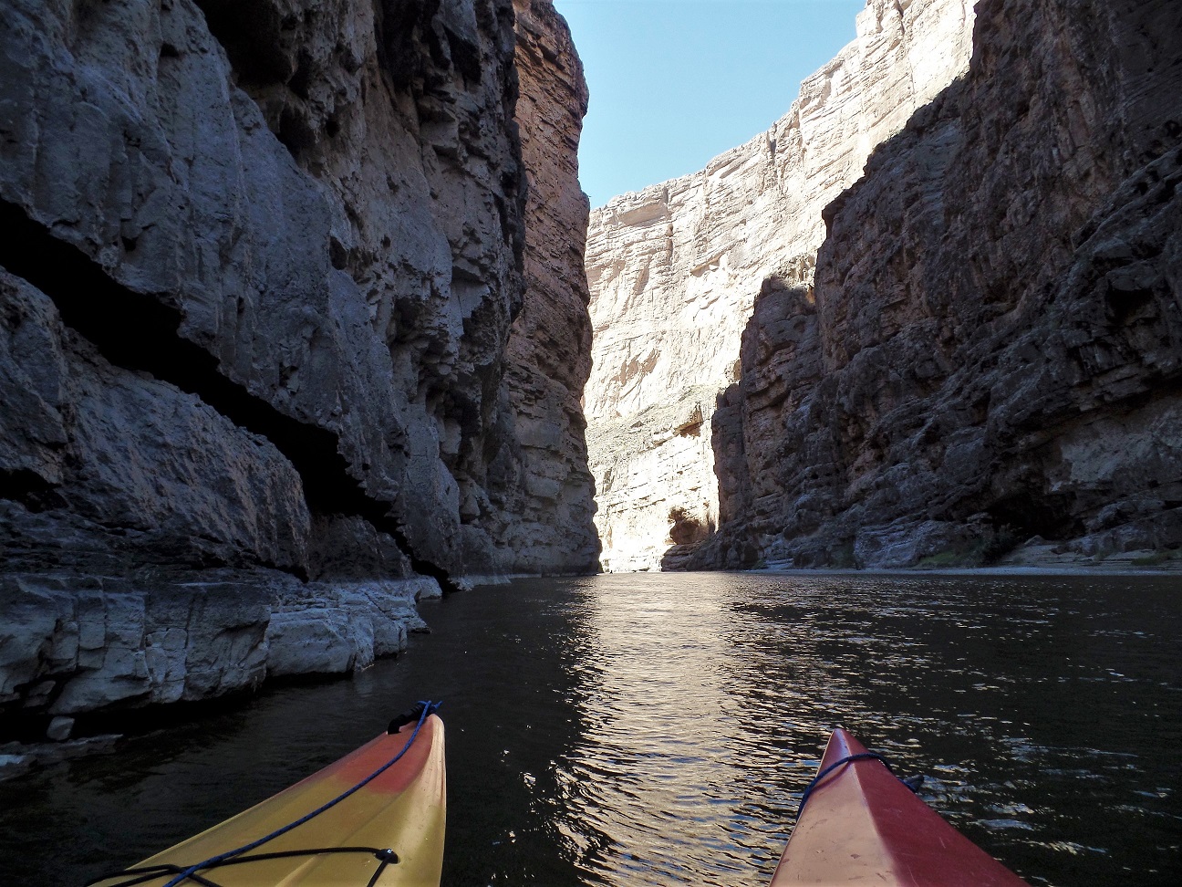 Traveling with Tucson : Big Bend - Kayaking in Santa Elena Canyon