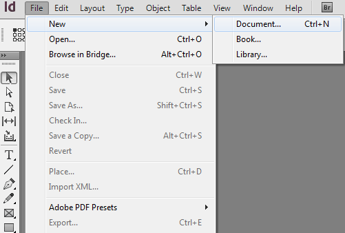 Cách tạo file mới và chọn khổ giấy trong Indesign - THIẾT KẾ ĐỒ HỌA ...