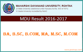 MDU results 2017