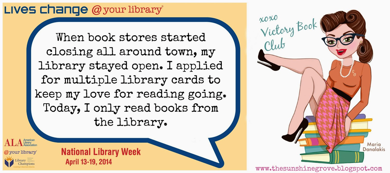 The Sunshine Grove: Read Something: It's Library Week