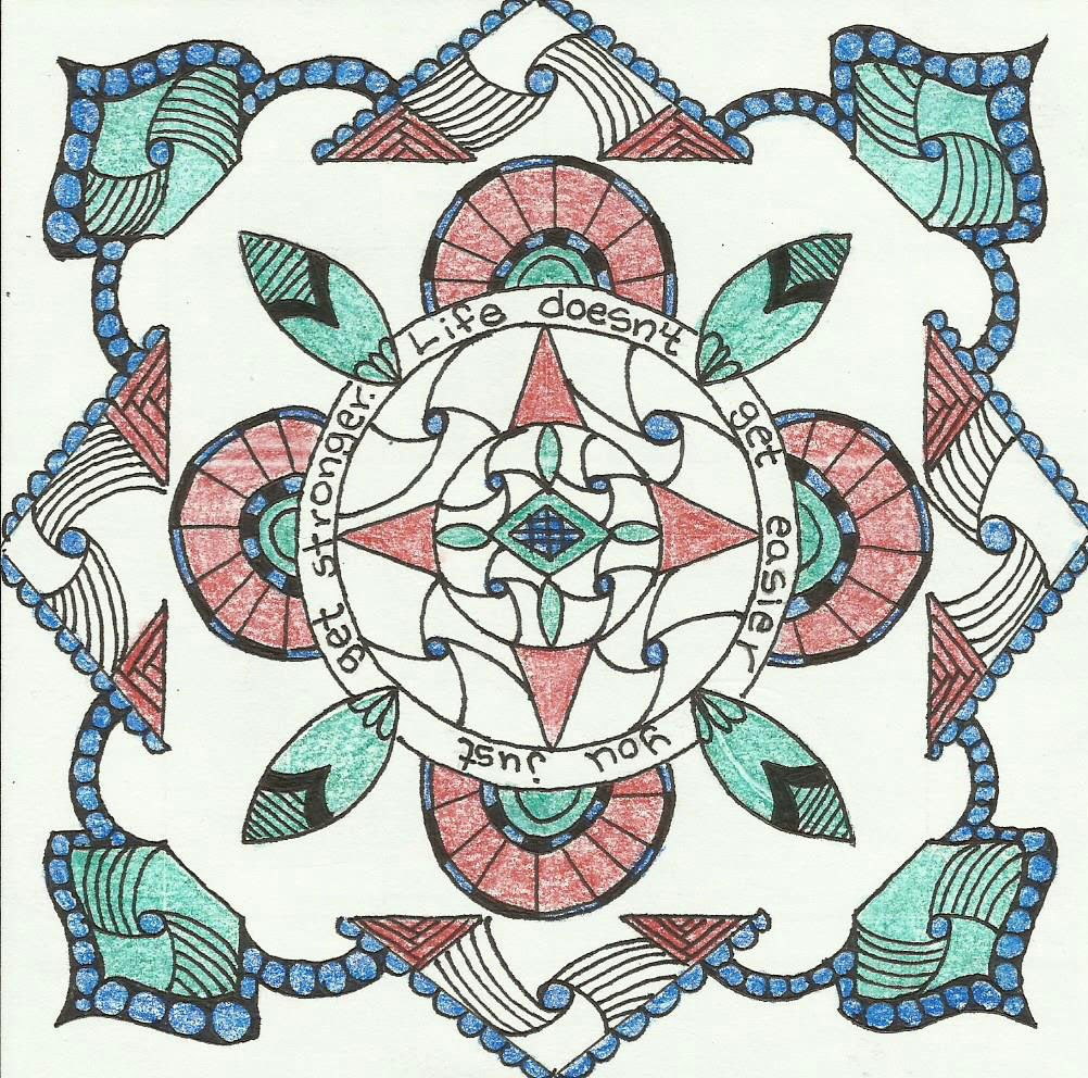 Knitting II: A Square Mandala