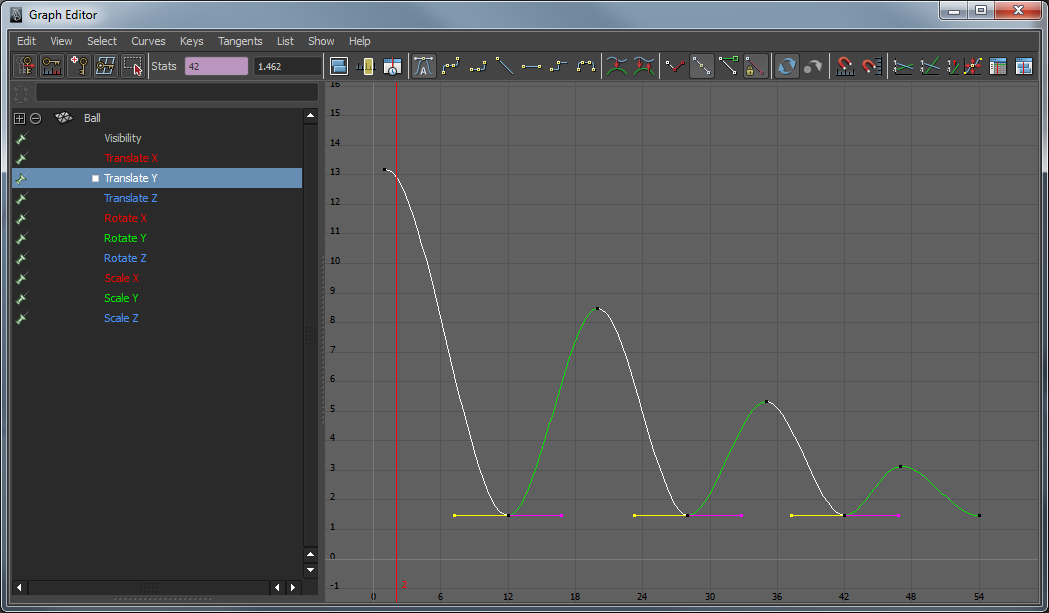 Wang Leng's IN3D Blog: The Bouncing Ball