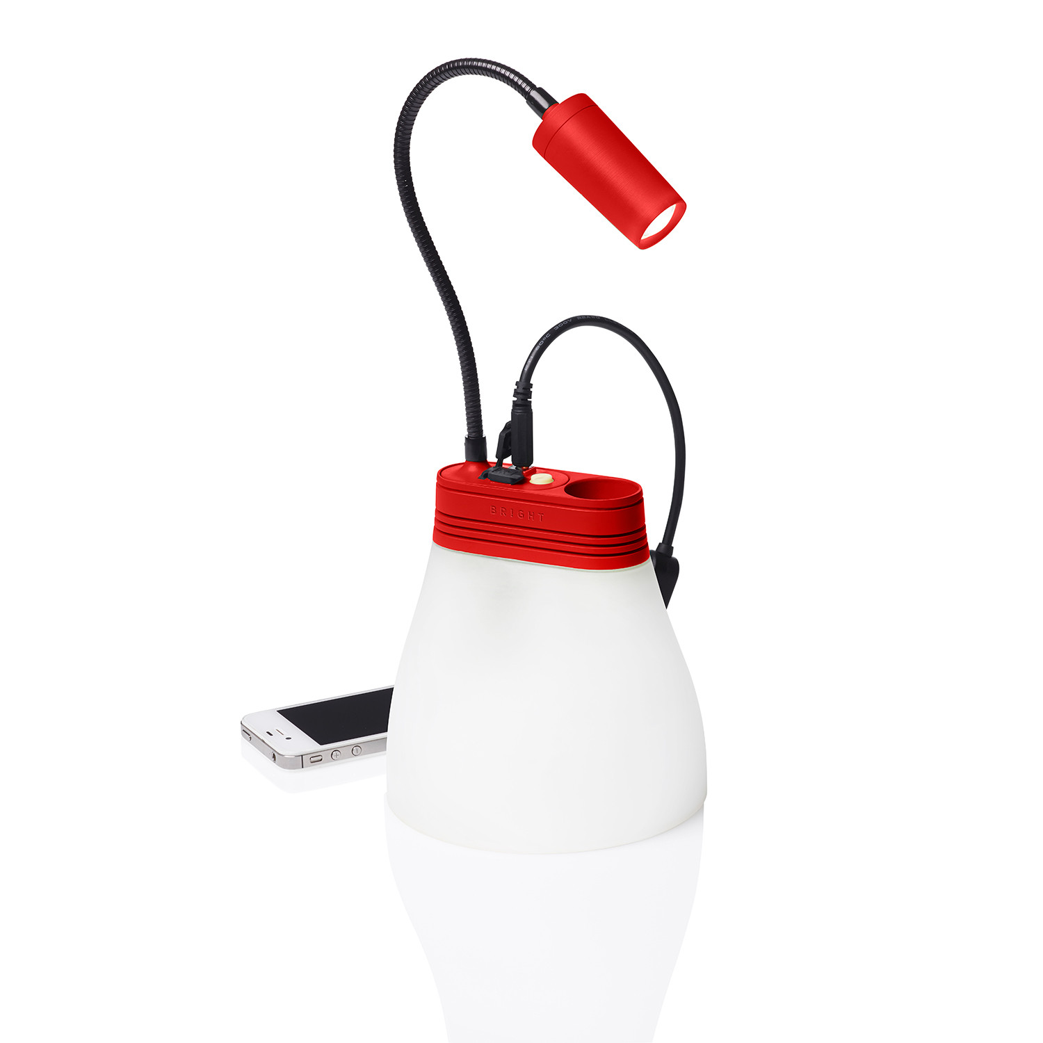 Touch of the Future: Bright Products. Portable Solar Lamp and Phone Charger