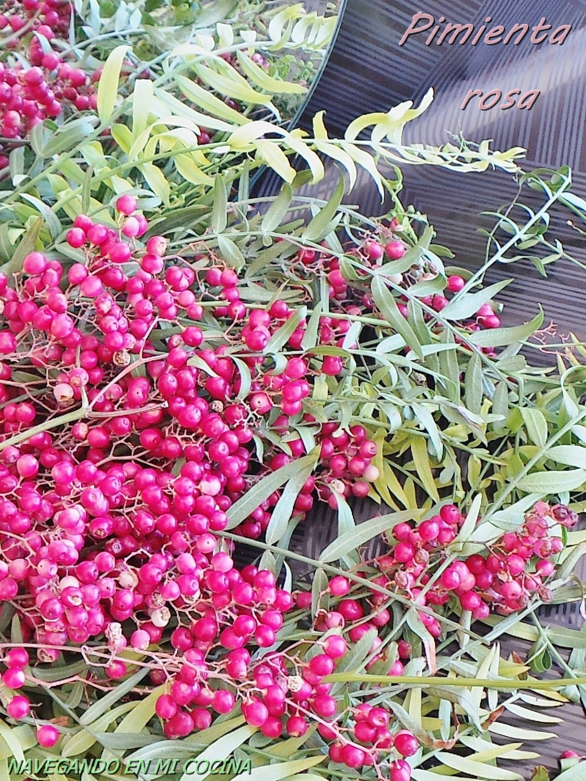 Navegando en mi Cocina: PIMIENTA ROSA