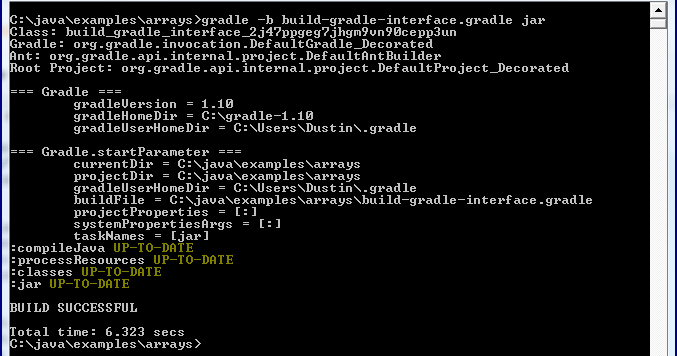 Inspired by Actual Events: The Gradle Interface: Gradle Build Metadata
