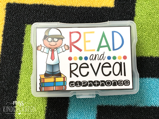 Read and Reveal Organization Labels - Miss Kindergarten