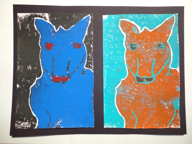 Thomas Elementary Art: 4th Grade Animal Printmaking (The best ...