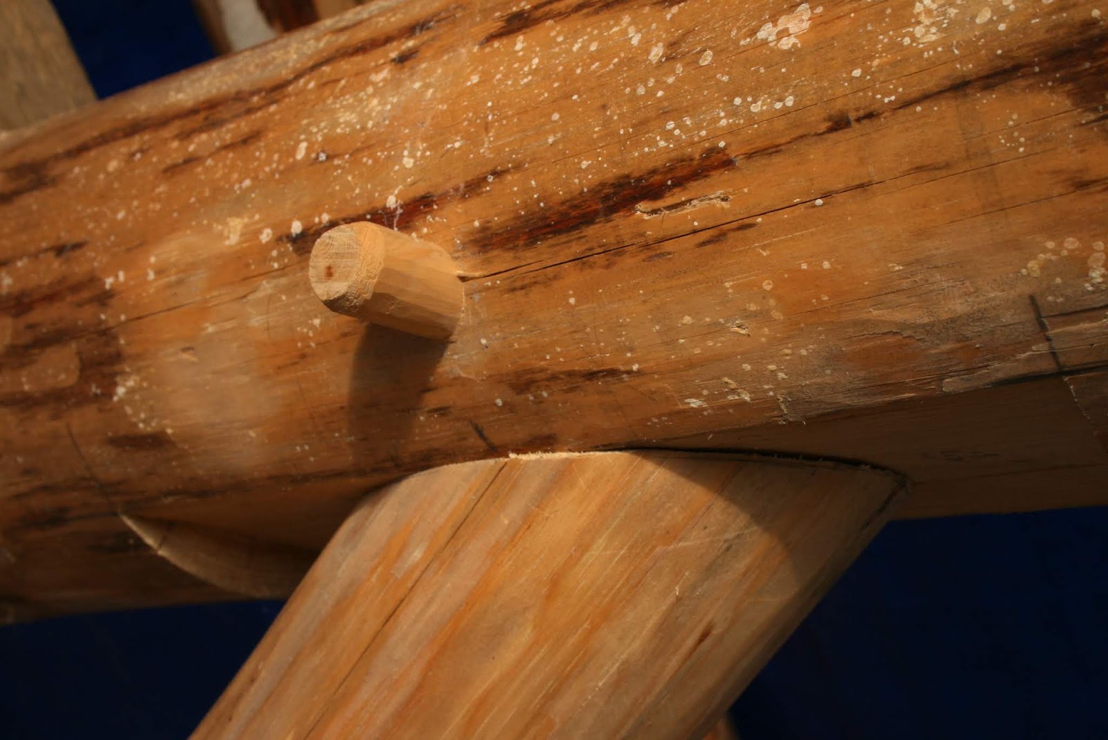 Pikku Round House: Wind braces