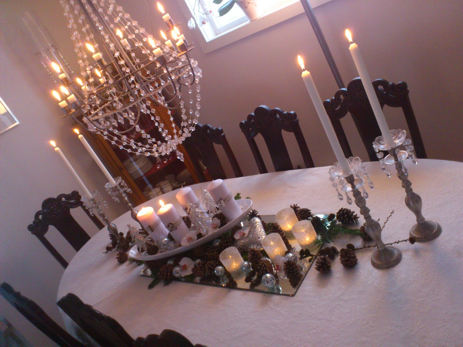 Perleblomen: JUL :) Julepyntet stue:)