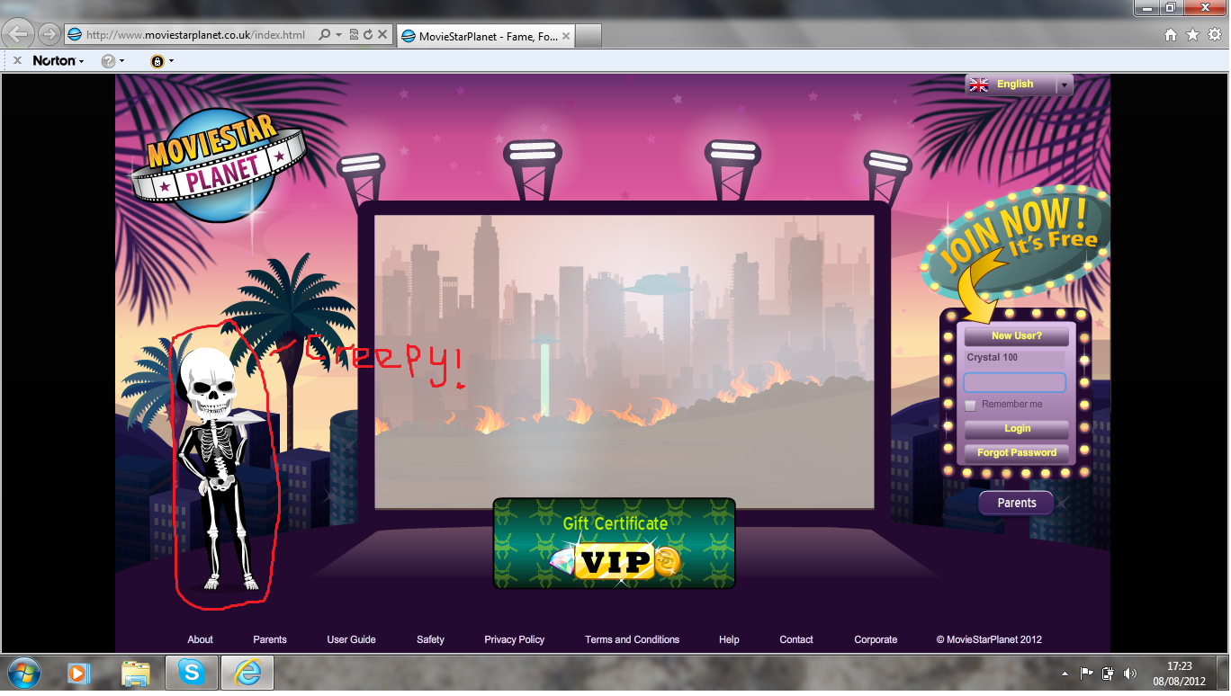 Crystal 100's Blog!!!: Creepy guy/or girl???