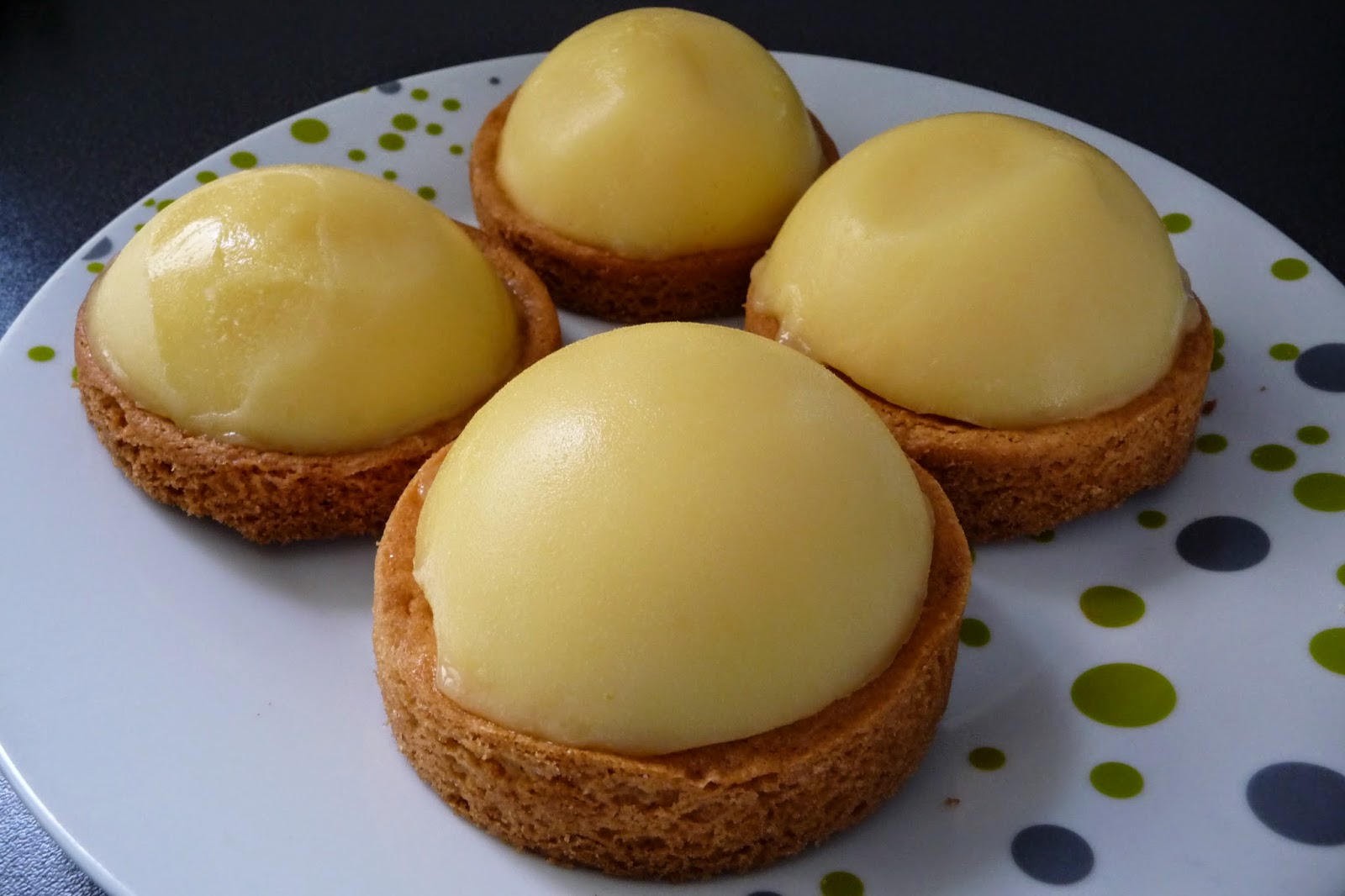 Tartelettes dômes au citron