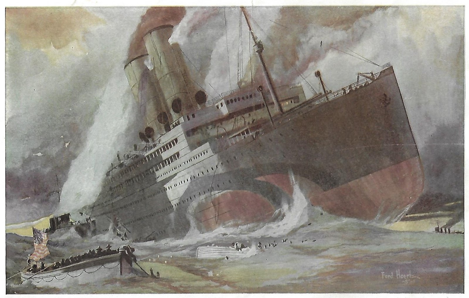 Kossuth County History Buff: THE SINKING OF THE S. S. TUSCANIA