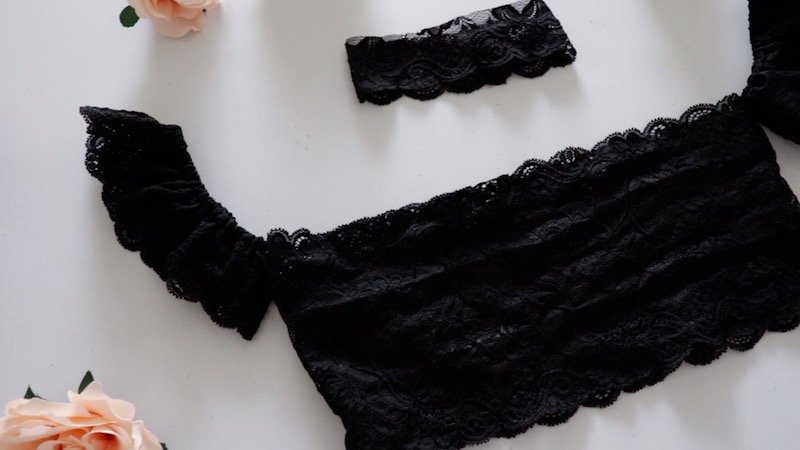 DIY LACE OFF SHOULDER TOP (PINTEREST INSPIRED) | Mystylediaryy