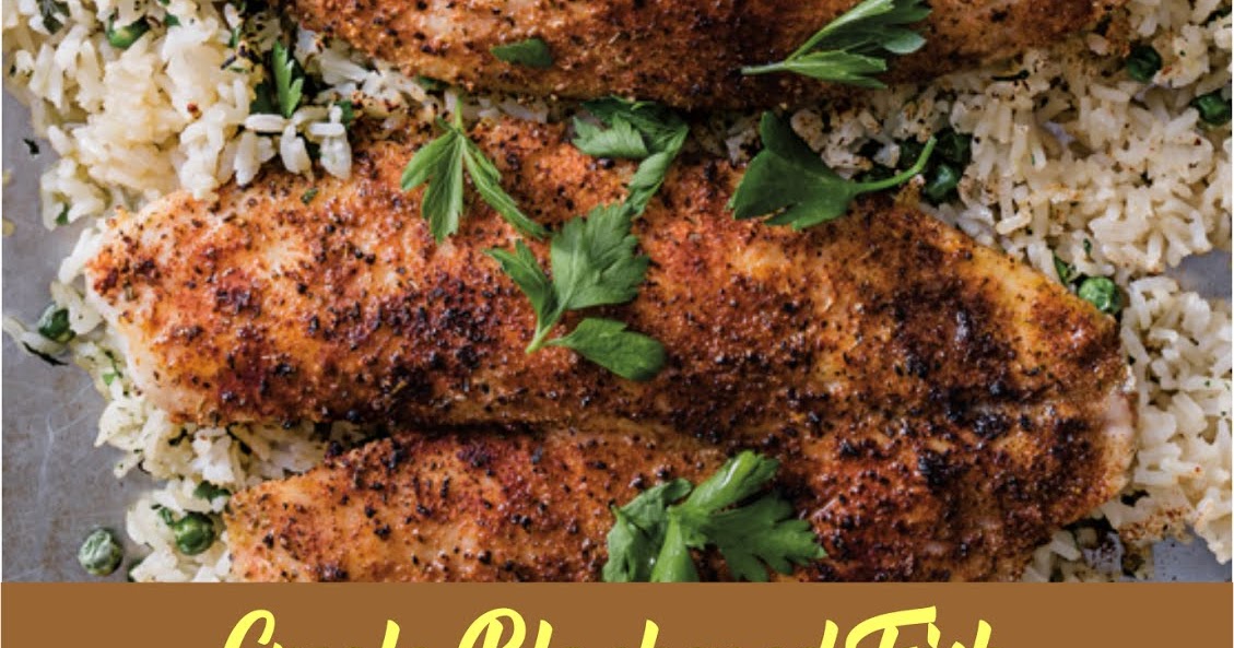 Creole Blackened Fish with Herbed Rice and Peas | Extra Ordinary Food