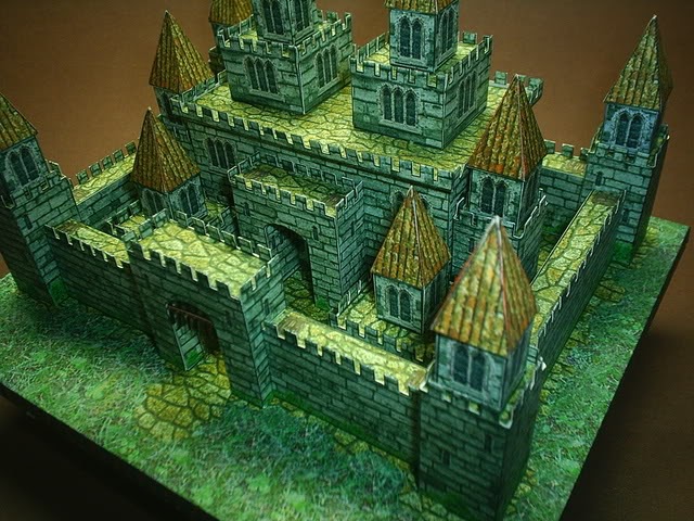 Desktop Medieval Castle Papercraft | Papercraft Paradise | PaperCrafts ...