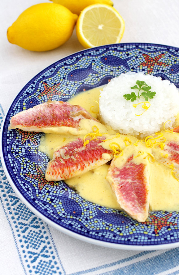 Les Filets de Rougets Barbets au Citron