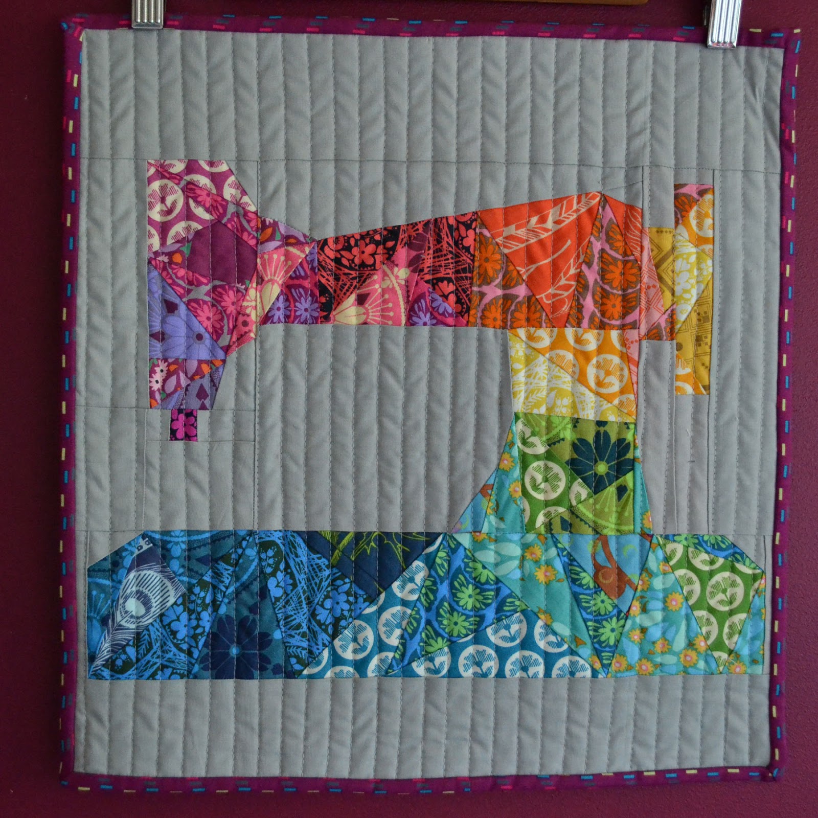 gemini stitches: Geometric Sewing Machine