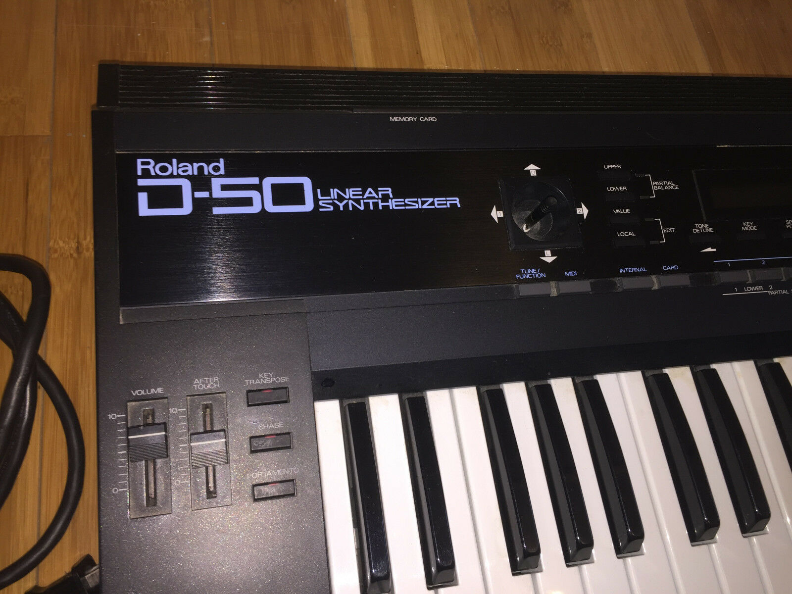 MATRIXSYNTH: Roland D-50 Digital Linear Synthesizer Keyboard SN GA41057