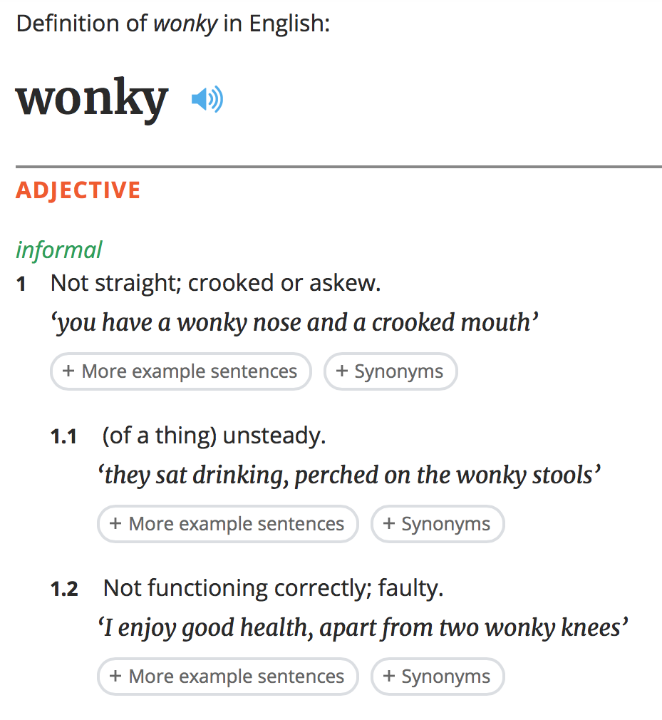 Wonkyworld: What is Wonky?