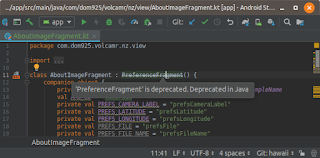 dominoc925: Android Studio: Resolving PreferenceFragment is deprecated warning