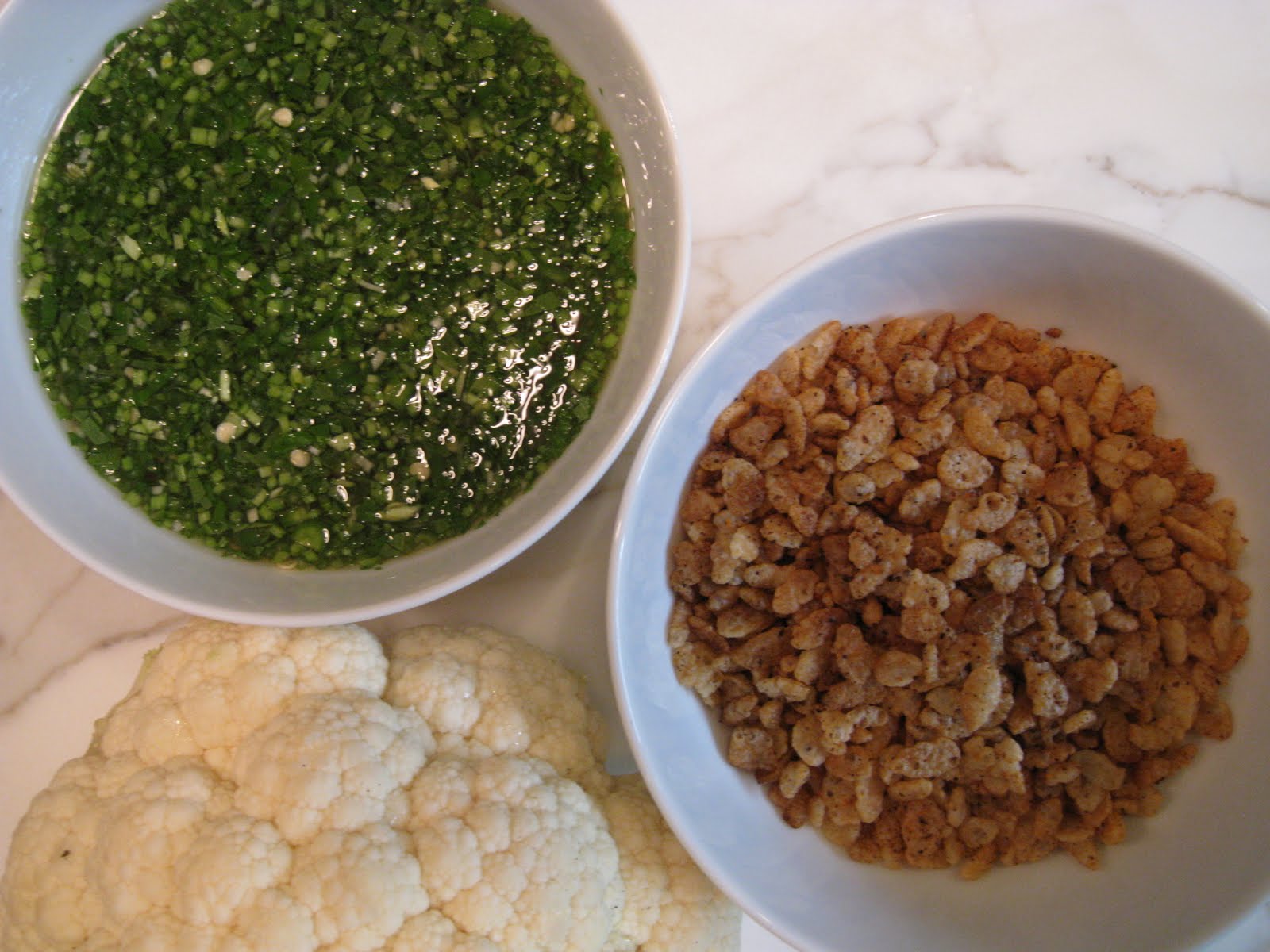 Fried Cauliflower with Fish Sauce Vinaigrette