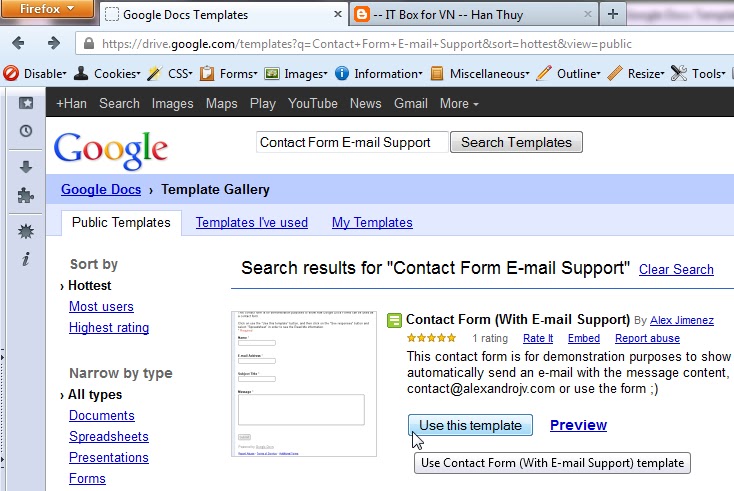 How To Create A Google Docs Contact Form To Your Website - -- IT Box ...