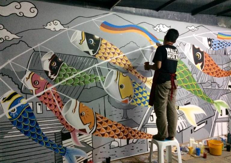 Cara membuat mural ~ Sejarah Dan Pengertian Seni Lukis (Mural)