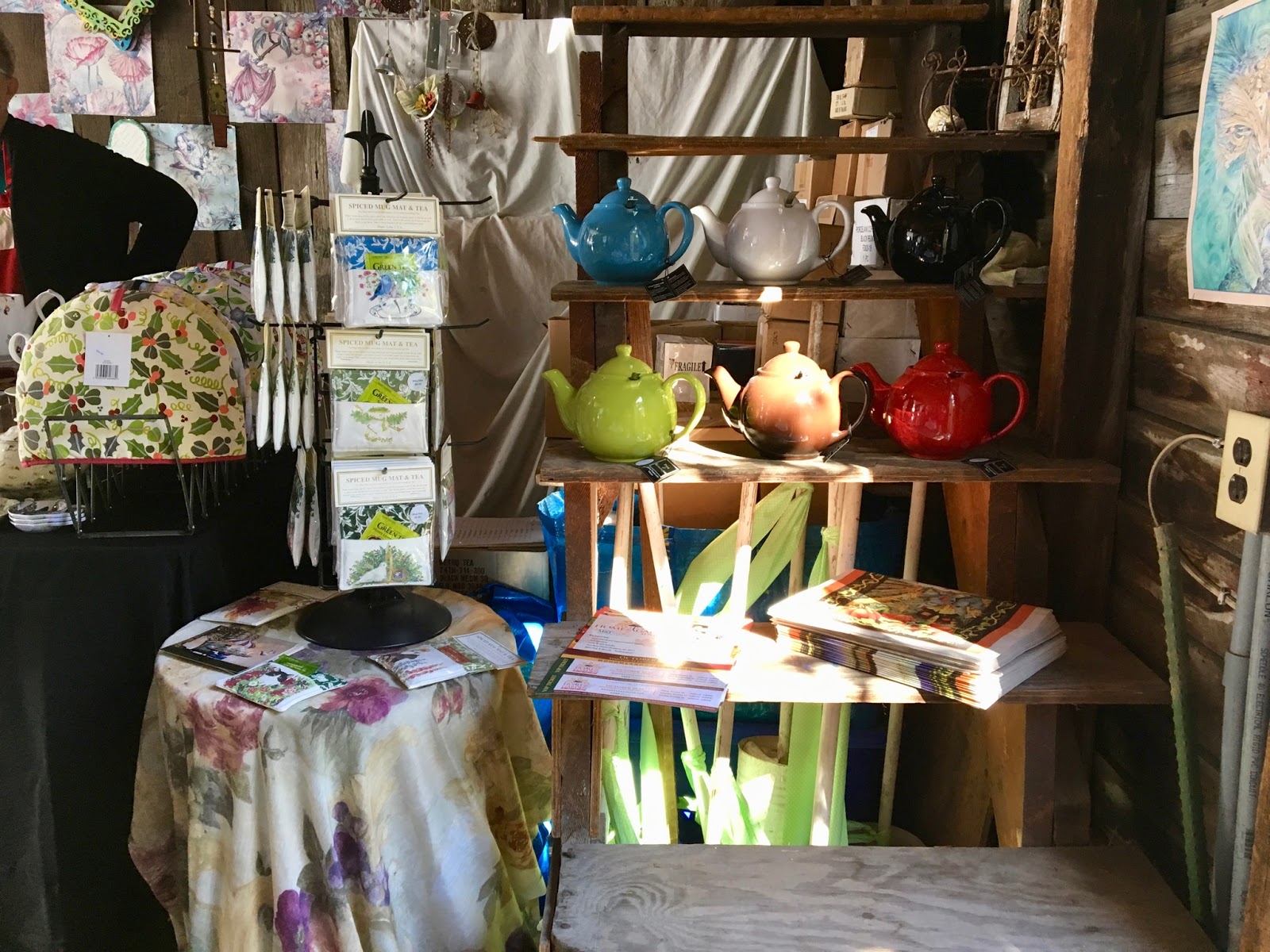 Rosemary's Sampler: PA Tea Festival - Vendors in the Red Barn
