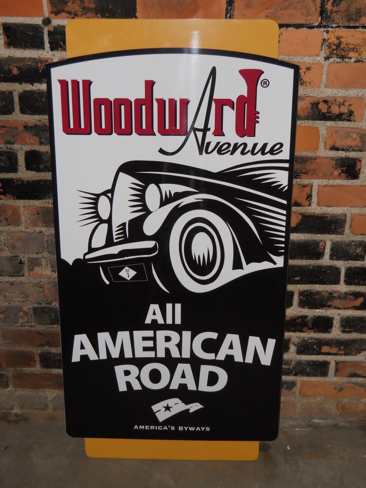 Motor City Muscle: Woodward Avenue All American Road Signs