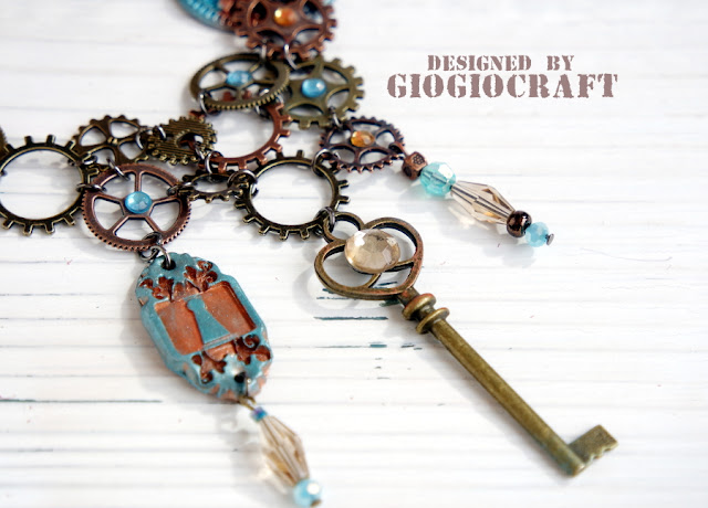 GiogioCraft: VideoTutorial Polymer Clay Cogs and DIY Steampunk necklace