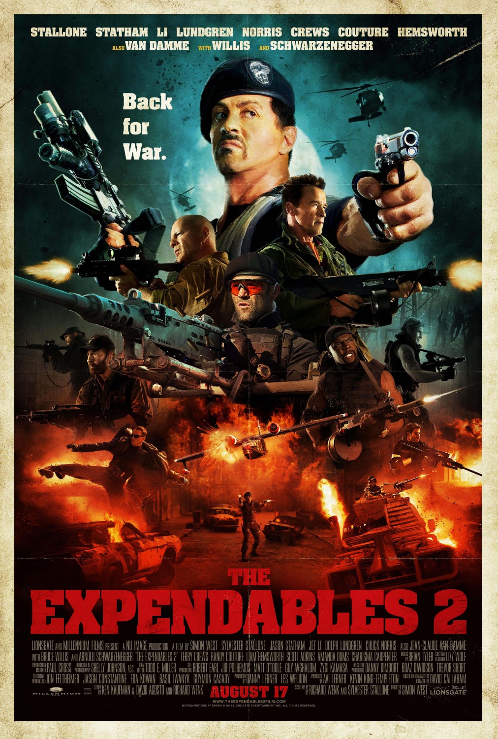 Film Thoughts: THE SYLVESTER SEMESTER: The Expendables 2 (2012)