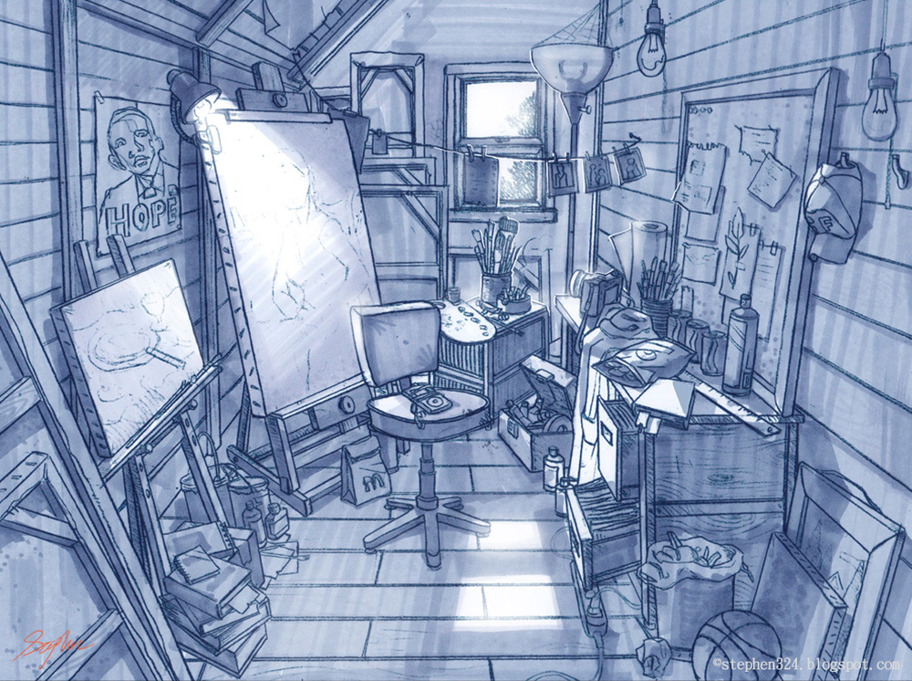 Stephen Tsai: Layout design- Artist's Room